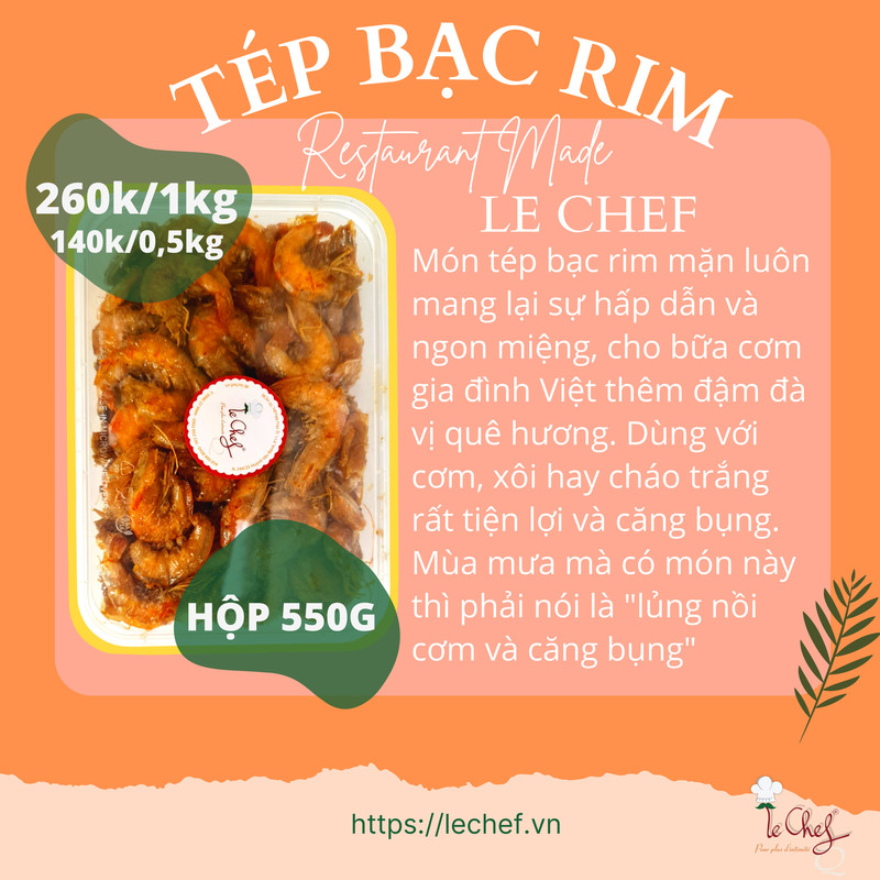 TÉP BẠC RIM (1Kg) | Le Chef